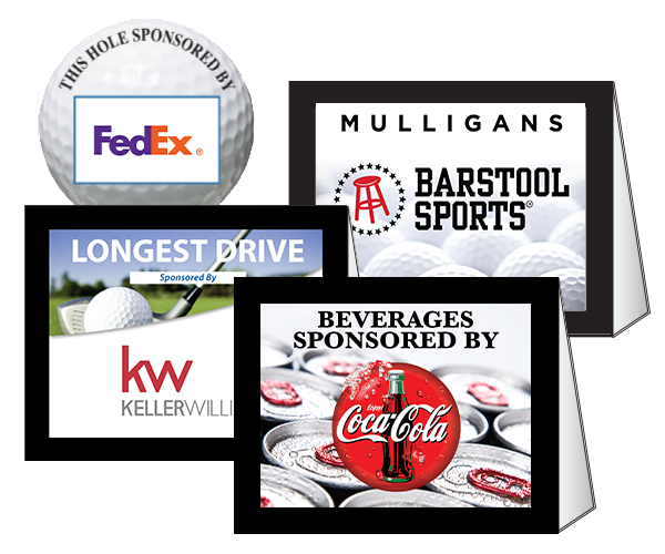 Golf Tournament Signs & Golf Sponsor Signs | American Hole 'N One