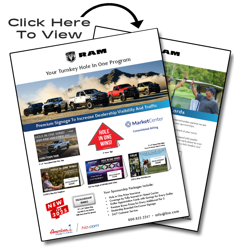 Ram Dealers | Hole in One Insurance