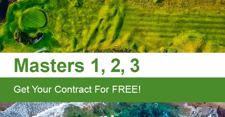 Masters 1, 2, 3 - Get Your Contract For Free! | American Hole 'n One